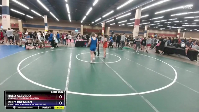 136 lbs Champ. Round 1 - Halo Acevedo, Boneyard Wrestling Academy vs ...