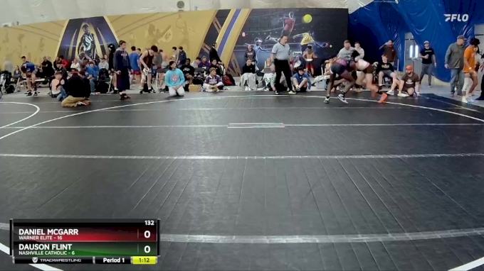 132 lbs Round 2 (8 Team) - Daniel McGarr, Warner Elite vs Dauson Flint ...