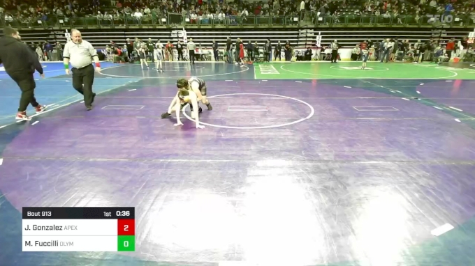 125 lbs Round Of 16 - Julian Gonzalez, Apex vs Max Fuccilli, Olympic
