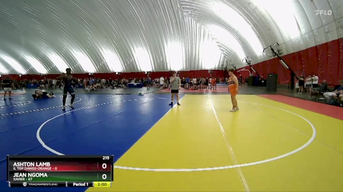 215 lbs Round 1 (6 Team) - Ashton Lamb, IL Top Dawgs-ORANGE vs Jean ...