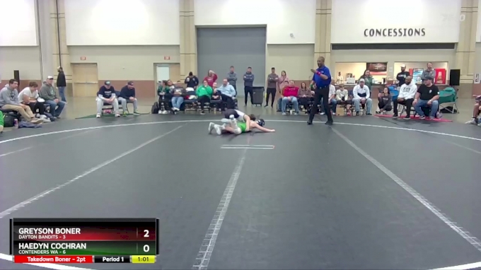 80 lbs Round 4 (6 Team) - Haedyn Cochran, Contenders WA vs Greyson ...