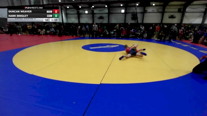 U12 FS - 86 lbs Cons. Round 3 - Duncan Weaver, Mat Rats Rebooted ...