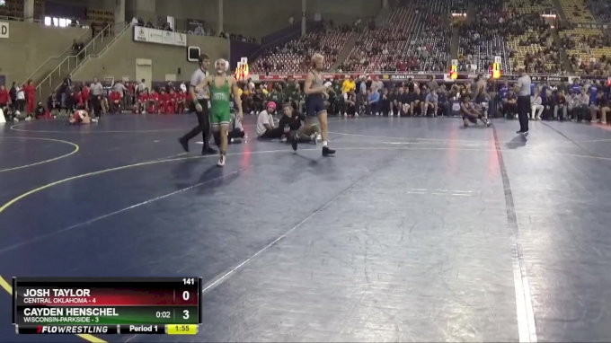 141 lbs Quarters & 1st Wb (16 Team) - Cayden Henschel, Wisconsin ...