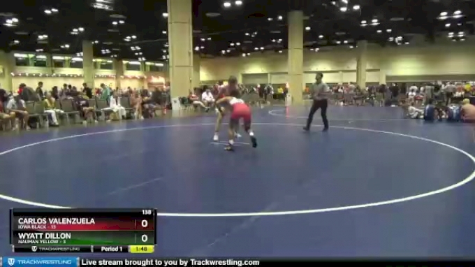 138 lbs Round 7 (8 Team) - Wyatt Dillon, Nauman Yellow vs Carlos ...