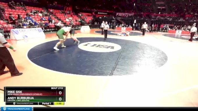 2A 285 lbs Champ. Round 1 - Mike Sisk, New Lenox (Providence Catholic ...