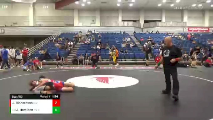 109 lbs Cons. Round 3 - Joseph Hamilton, Center Grove WC vs Jack ...