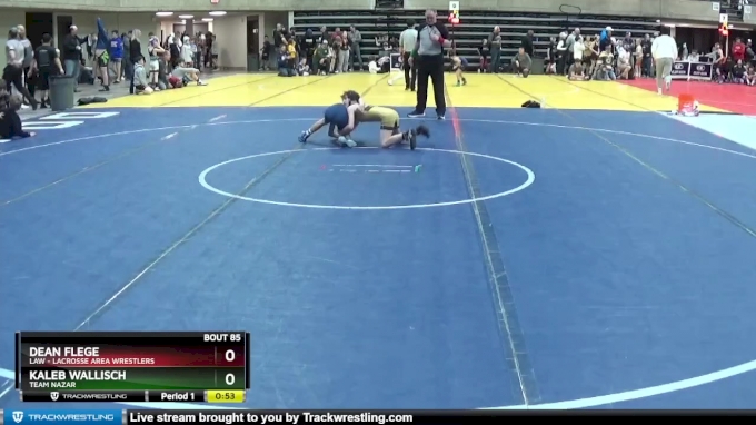 70 lbs Cons. Round 4 - Kaleb Wallisch, Team Nazar vs Dean Flege, LAW ...