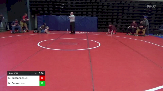 140 lbs Consi Of 8 #2 - Mason Buchanan, Bainbridge, NY vs Mekhi Dobson ...