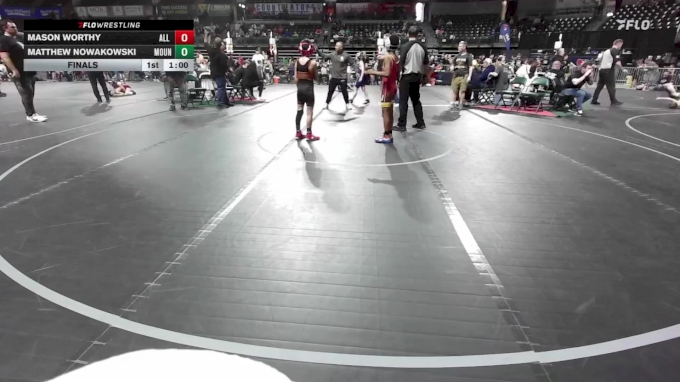 85 lbs Final - Mason Worthy, All I See Is Gold Academy vs Matthew ...