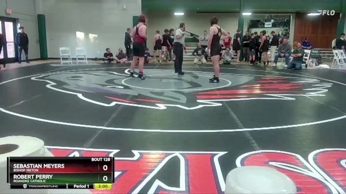 190 lbs Quarterfinal - Sebastian Meyers, Bishop Ireton vs Robert Perry ...