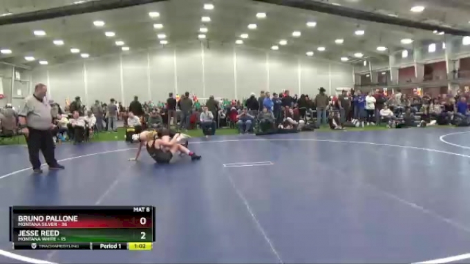 130 lbs Round 4 (6 Team) - Jesse Reed, Montana White vs Bruno Pallone ...