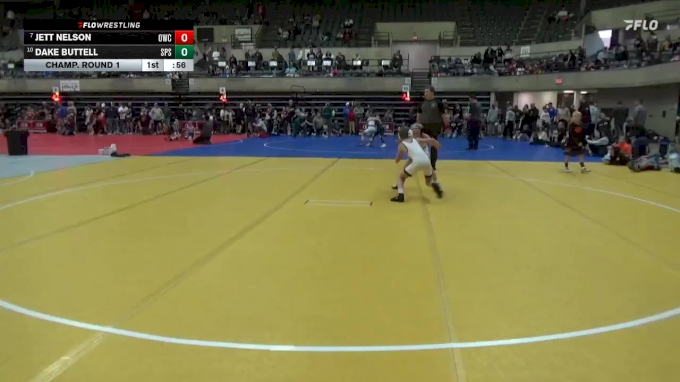 65 lbs Champ. Round 1 - Jett Nelson, Outlaw Wrestling Club vs Dake ...