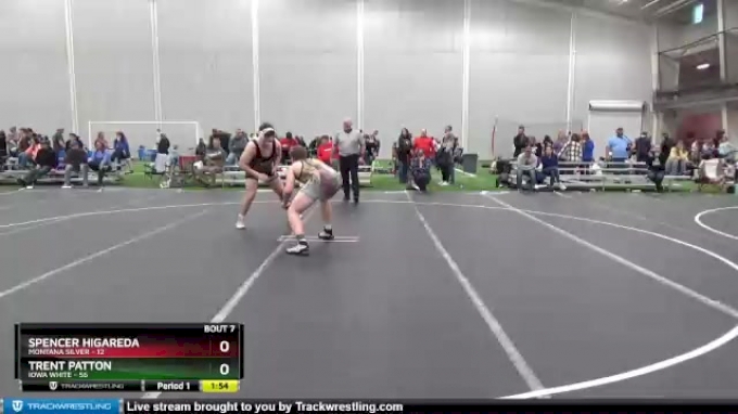 220 lbs Round 2 (8 Team) - Trent Patton, Iowa White vs Spencer Higareda ...