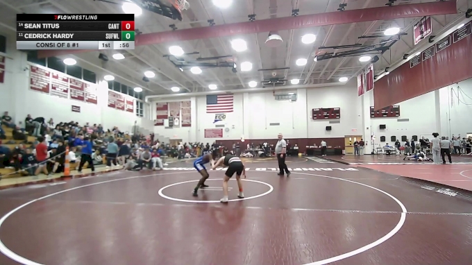 120 lbs Consi Of 8 #1 - Sean Titus, Canton vs Cedrick Hardy, Suffield ...