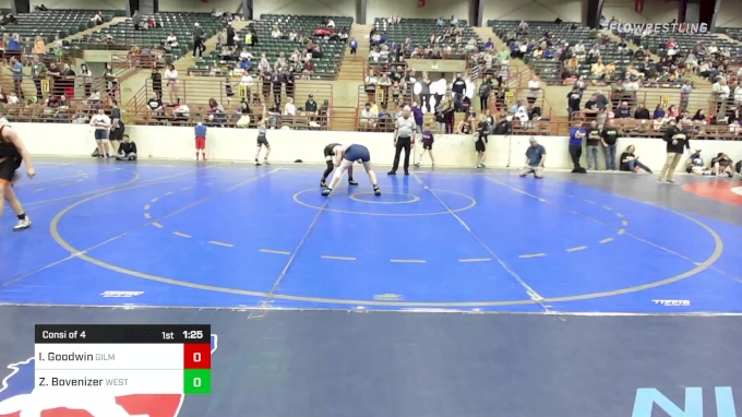 140 lbs Consi Of 4 - Isaiah Goodwin, Gilmer Bobcat Wrestling vs Zane ...