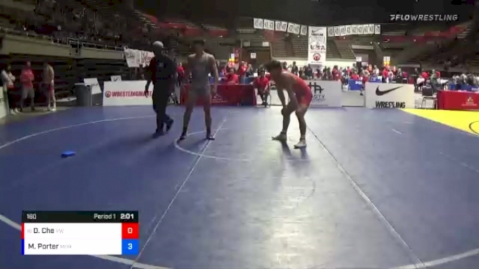 160 lbs 3rd Place Match - Devyn Che, Valdez Wrestling vs Micah Porter ...