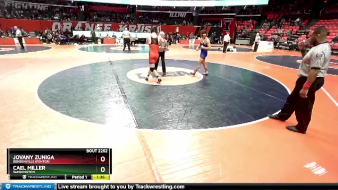 2A 165 lbs Cons. Round 2 - Cael Miller, Washington vs Jovany Zuniga ...