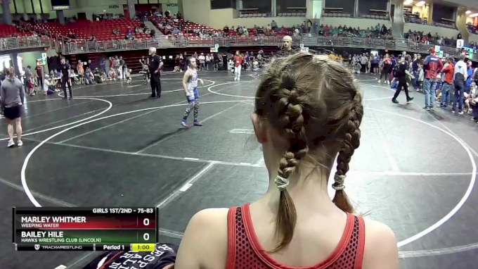 75-83 lbs Round 1 - Bailey Hile, Hawks Wrestling Club (Lincoln) vs ...