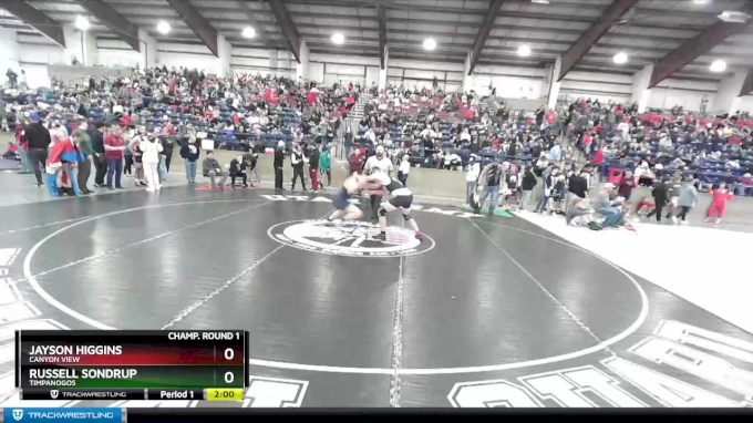 165 lbs Champ. Round 1 - Russell Sondrup, Timpanogos vs Jayson Higgins ...