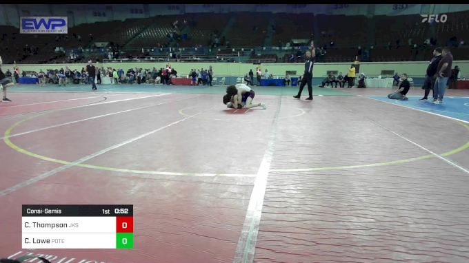 118 lbs Consolation - Champ Thompson, Jenks vs Christian Lowe, Poteau