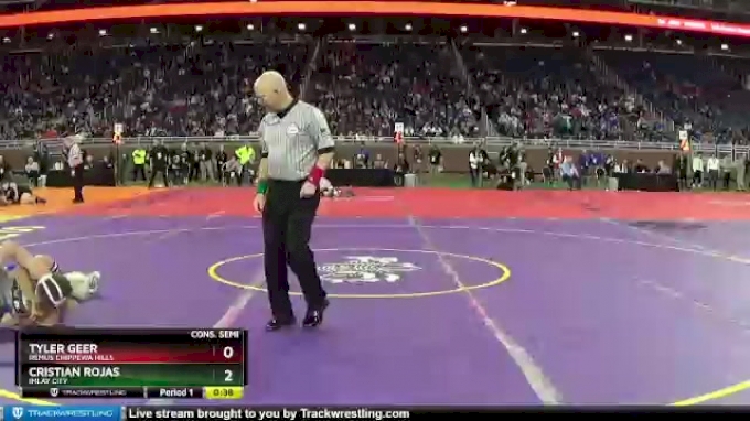 D3-125 lbs Cons. Semi - Tyler Geer, Remus Chippewa Hills vs Cristian ...