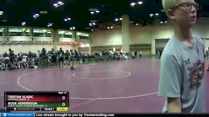 106 lbs Placement (16 Team) - Bode Henderson, North Dakota Border ...