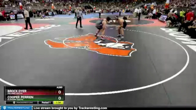 Champ. Round 1 - Brock Dyer, Millard South vs Cooper Perrien, Elkhorn South