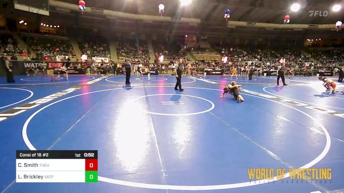 67 lbs Consi Of 16 #2 - Collin Smith, The Hunt Wrestling Club vs Logan ...