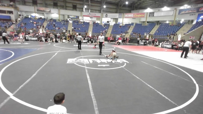 62 lbs Semifinal - Asher Ruybal, San Luis Valley WC vs Barrett Ehrich ...