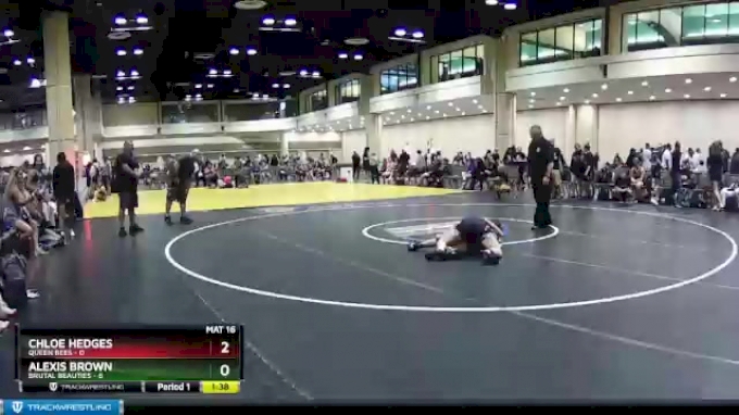 107 lbs Placement (16 Team) - Chloe Hedges, Queen Bees vs Alexis Brown ...