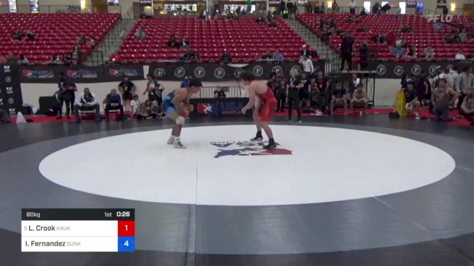 80 kg 5th Place - Liam Crook, Kaukauna High School Wrestling vs Isai ...