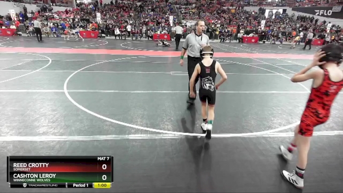 67 lbs Champ. Round 1 - Cashton LeRoy, Winneconne Wolves vs Reed Crotty ...