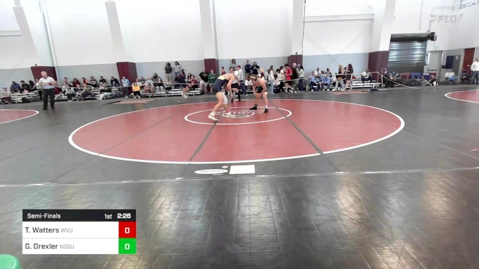 149 lbs Semifinal - Ty Watters, West Virginia vs Gavin Drexler, North ...