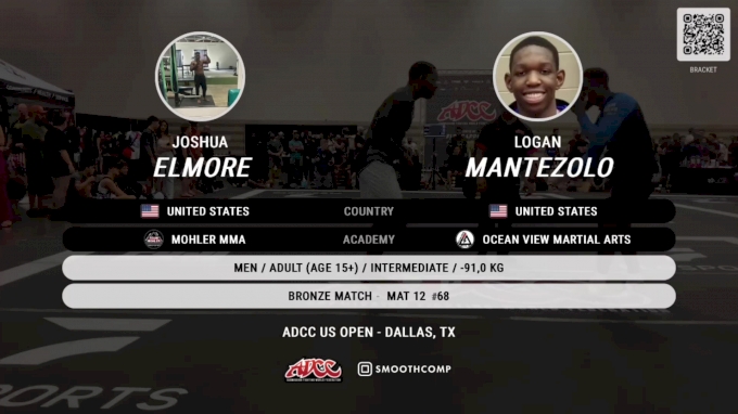 Joshua Elmore vs Logan Mantezolo 2024 ADCC Dallas Open at the USA Fit Games