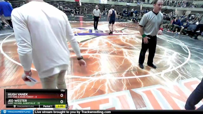 170 lbs Quarterfinals (8 Team) - Jed Wester, Saint Michael Albertville ...