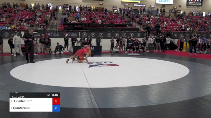 57 kg Semis - Luke Lilledahl, Nittany Lion Wrestling Club vs Isaiah ...