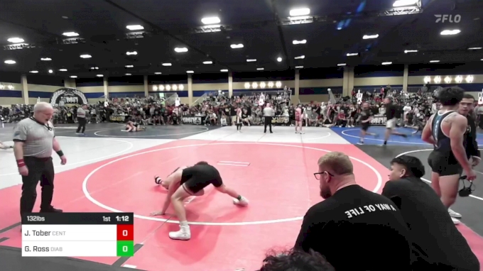 132 lbs Round Of 32 - Jacob Tober, Central Wrestling vs Gavin Ross ...