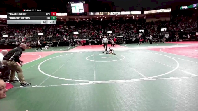 85 lbs Cons. Round 4 - Robert Krebs, Unattached vs Caleb Kemp, MP1