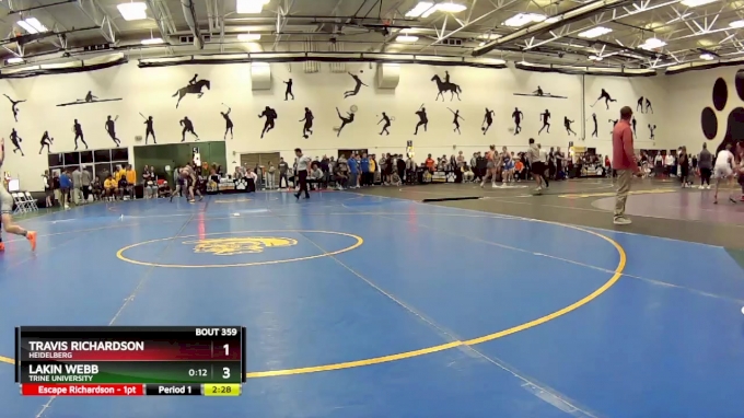 165 lbs 5th Place Match - Lakin Webb, Trine University vs Travis ...