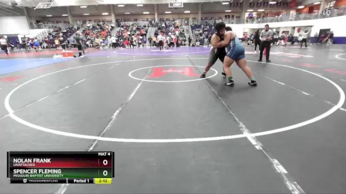 285 lbs Cons. Round 2 - Nolan Frank, Unattached vs Spencer Fleming ...