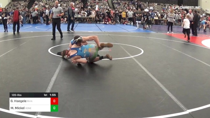 128 lbs Round Of 32 - Gavin Haegele, Rhino Wrestling vs Max Mickel ...