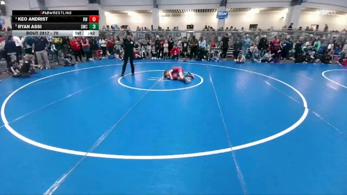 70 lbs 2nd Place Match - Ryan Assi, Spartan Mat Club vs Keo Andrist, ReZults Wrestling