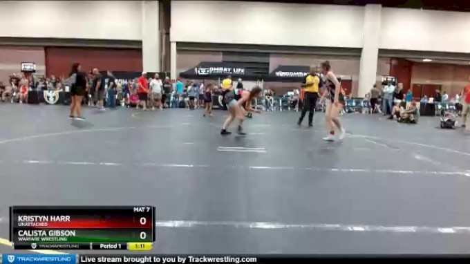 138 lbs Round 3 - Kristyn Harr, Unattached vs Calista Gibson, Warfare ...