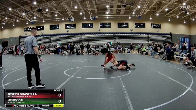 130 lbs Round 2 (4 Team) - Joseph Guastella, Mat Assassins Black vs ...