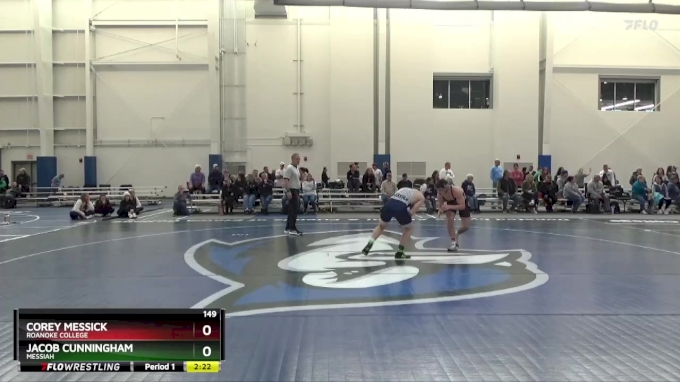 149 lbs 3rd Place Match - Jacob Cunningham, Messiah vs Corey Messick, Roanoke College