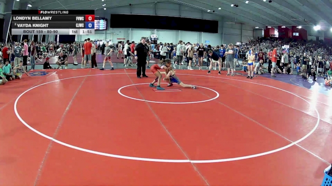 80-90 lbs Semis - Londyn Bellamy, Fox Valley Wrestling Club vs Vayda ...