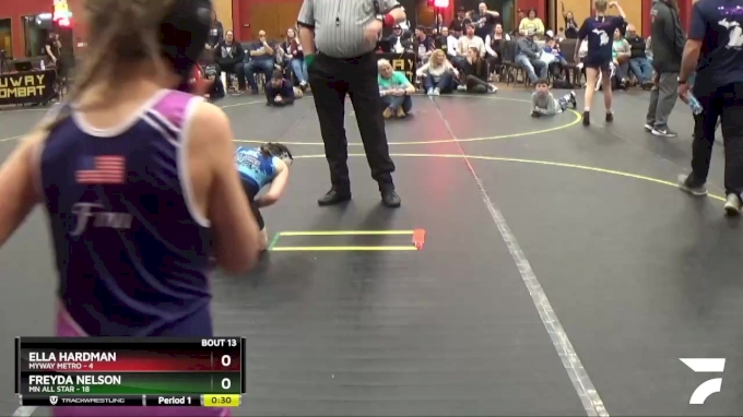 70 lbs Round 5 (6 Team) - Vayda Finn, MYWAY Metro vs Evelyn Shockman ...