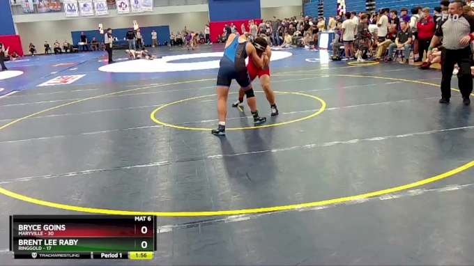 285 lbs Placement (4 Team) - Brent Lee Raby, Ringgold vs Bryce Goins ...