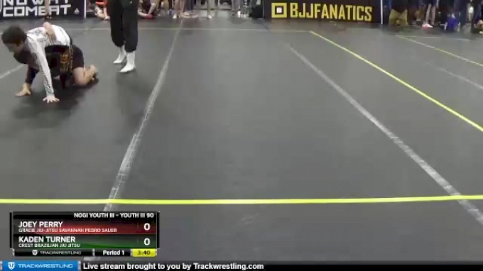 Youth III 90 lbs Round 1 - Joey Perry, Gracie Jiu-Jitsu Savannah Pedro ...