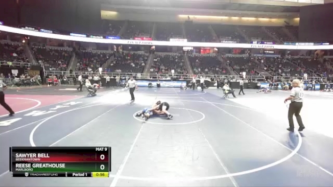 II-131 lbs Cons. Round 3 - Sawyer Bell, Beekmantown vs Reese Greathouse ...